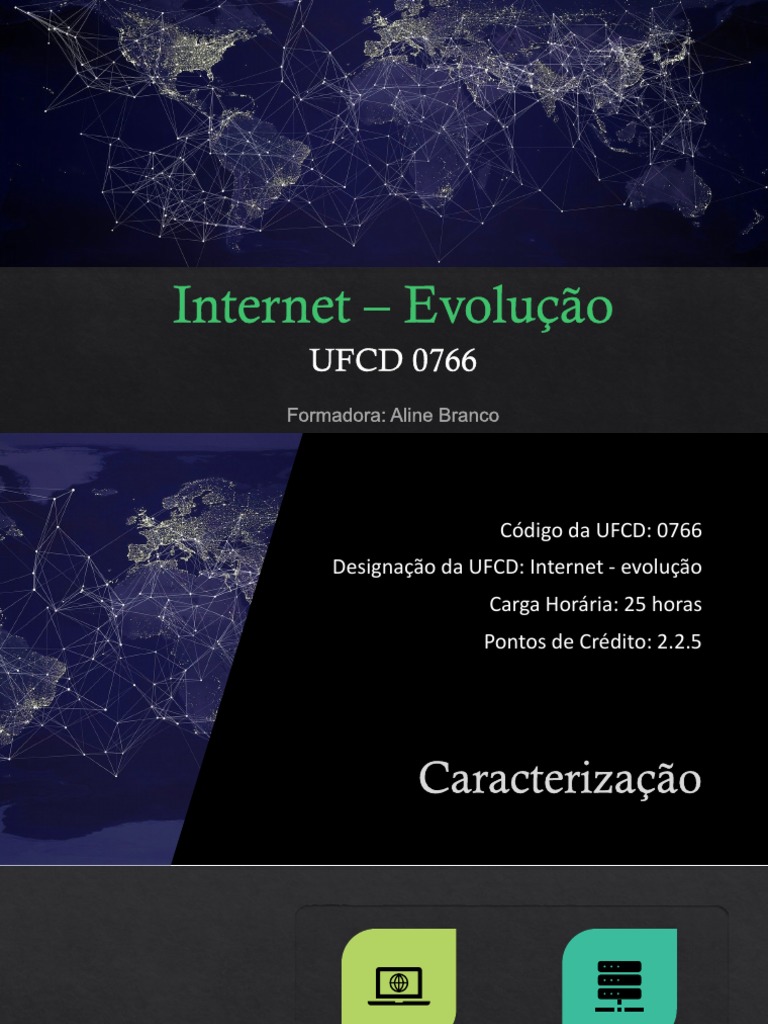 Apresentaaoufcd0766 PDF | PDF | Internet | Rede mundial de computadores