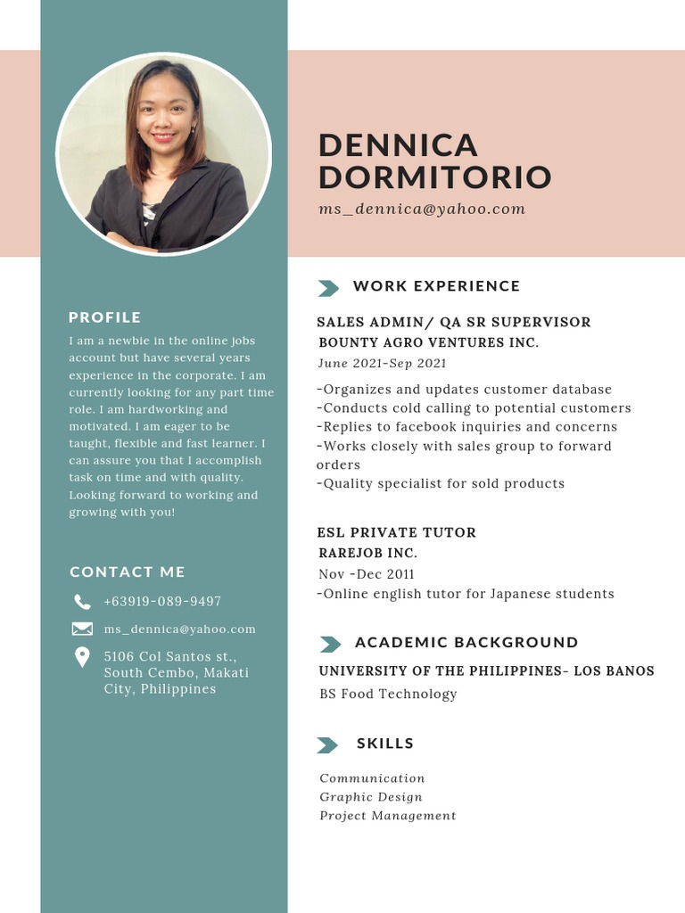 CV DDormitorio | PDF | Behavior Modification | Communication