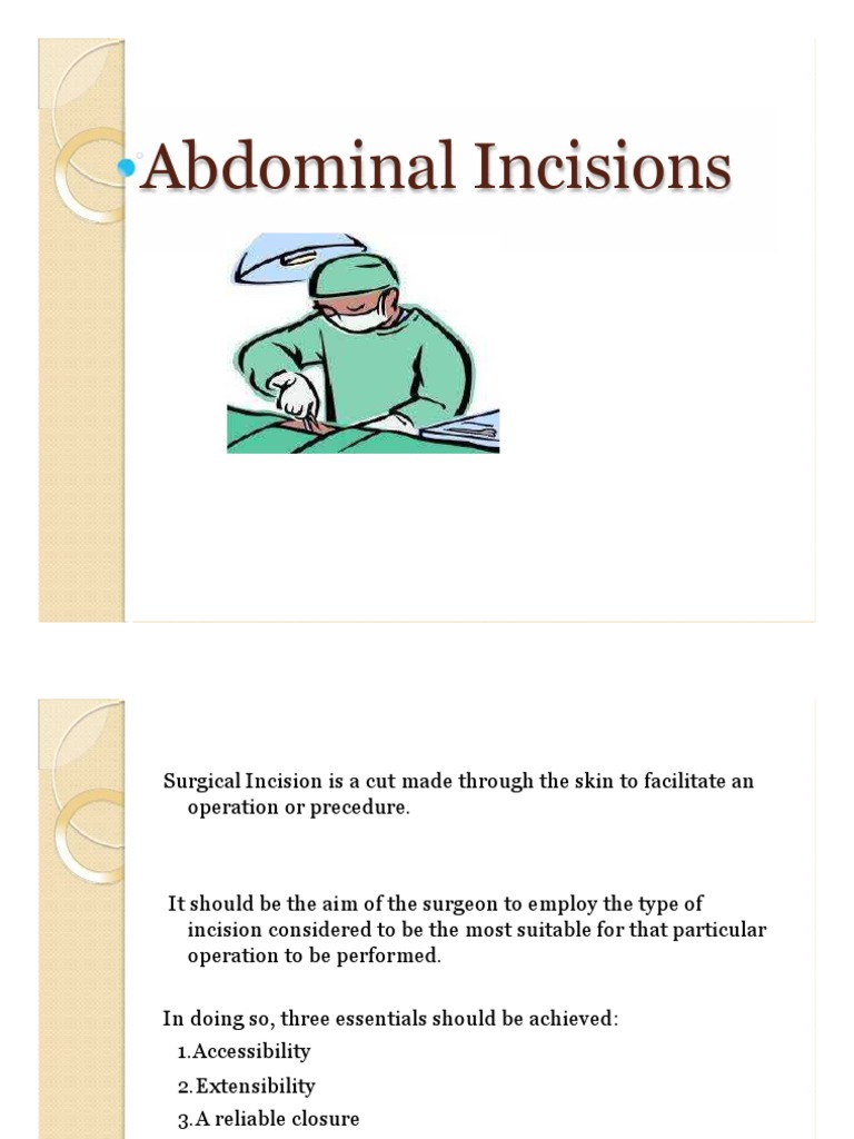 Insisi Bedah 22 PDF | Download Free PDF | Abdomen | Clinical Medicine