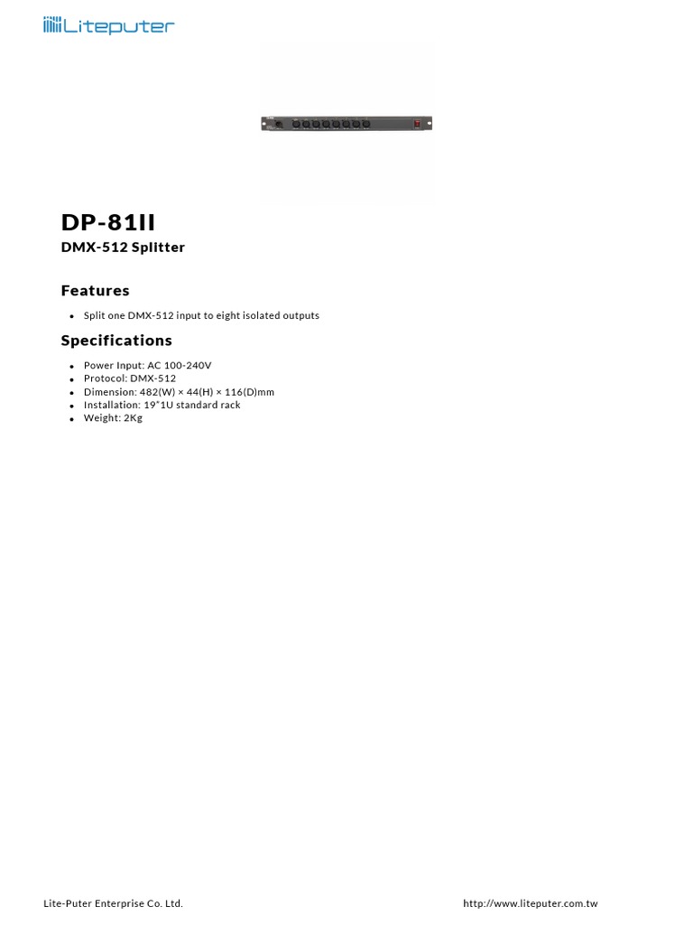 DP-81II - Lite-Puter | PDF