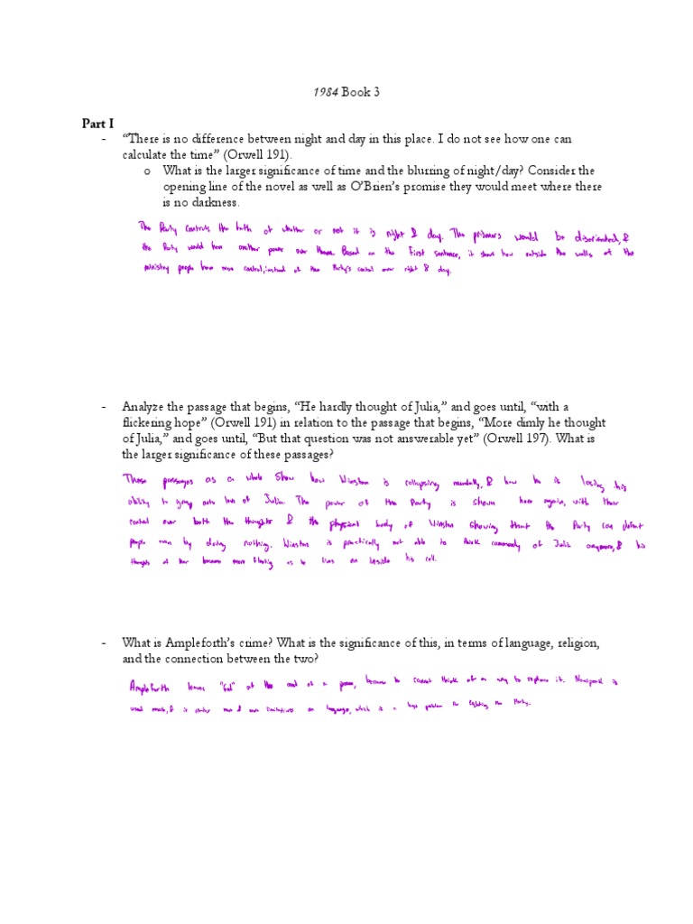 1984 Book 3 | PDF | Thought | Cognitive Science