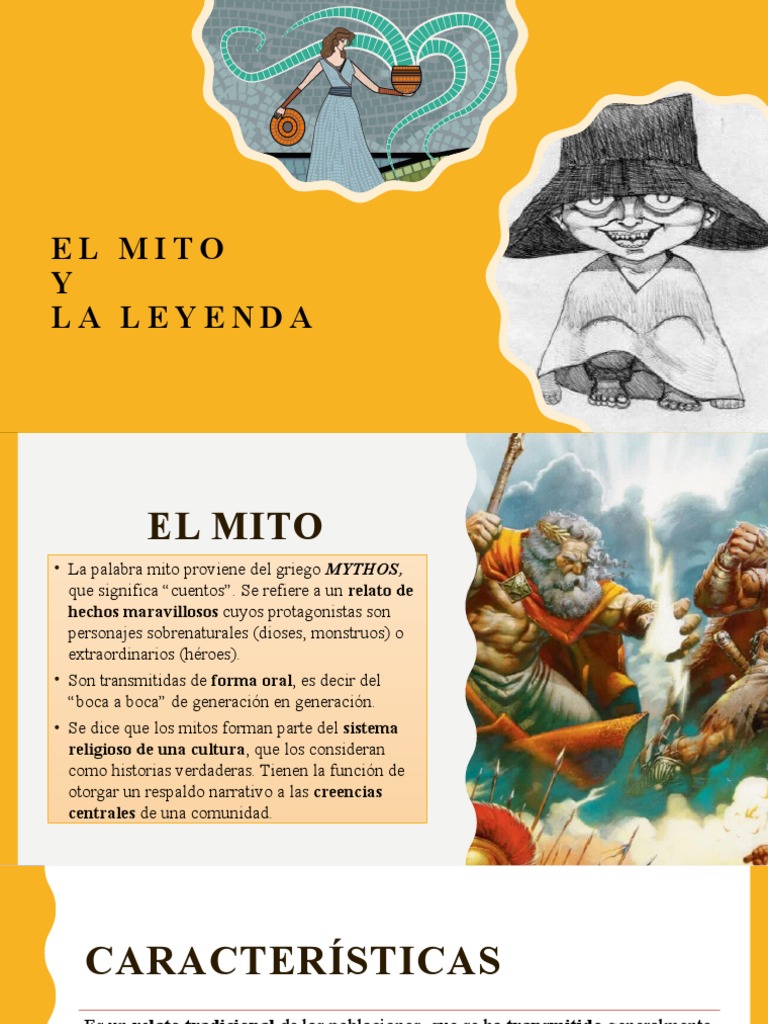 Mito y leyenda.pptx | PDF | Mitología | Folklore