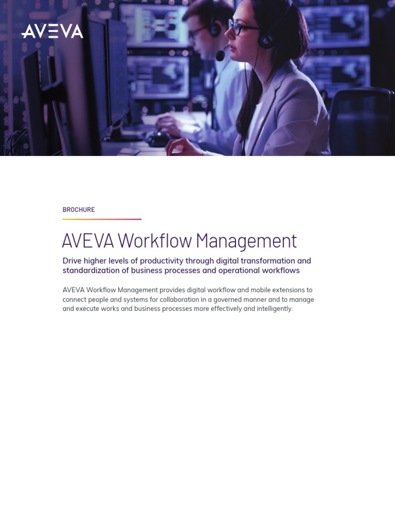 Brochure Aveva Workflowmanagement 10-19 | PDF | Business Process Management | Databases