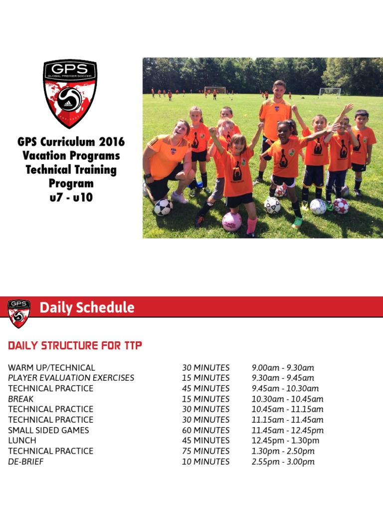 GPS Technical Training Program Curriculum 2016 - U7 U10 | PDF ...