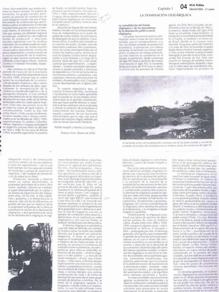 04 - Ansaldi y Giordano | PDF | Estado (política) | America latina