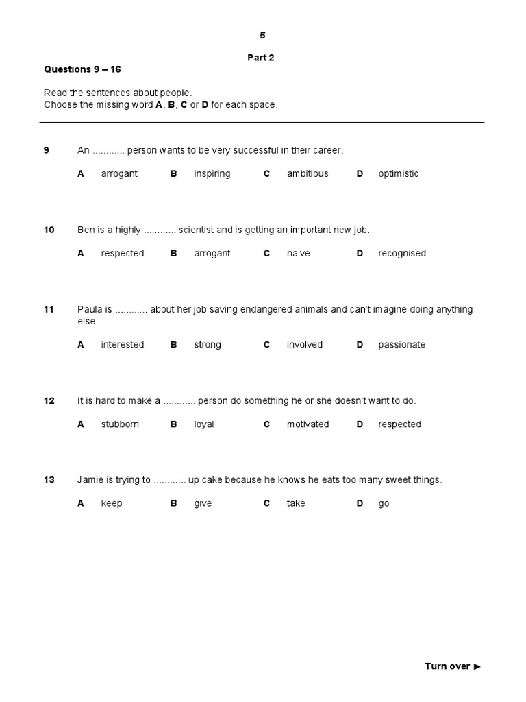 Unit 1 Vocabulary Test Practice | PDF