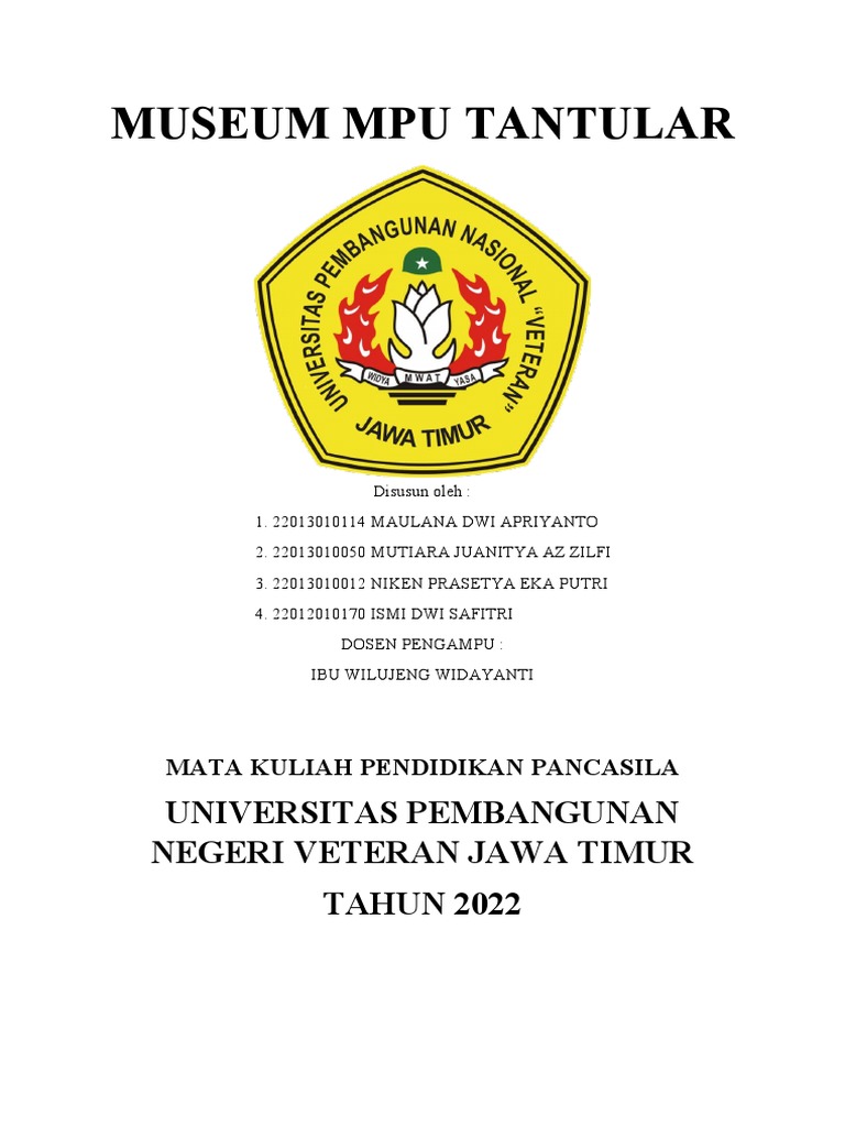 Sejarah dan Koleksi Museum Mpu Tantular | PDF | Perjalanan