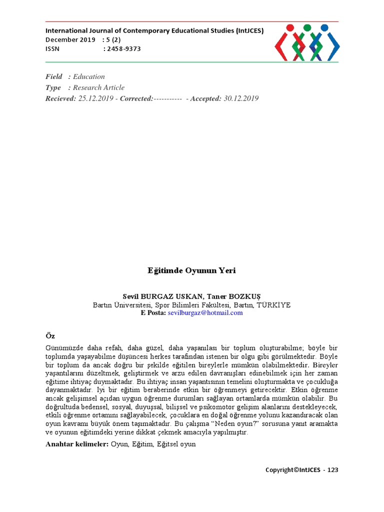 E - Itimde Oyunun Yeri (#667992) - 911199 PDF | PDF