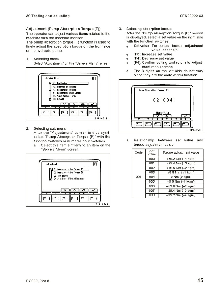 PC200-8 Setting Atachment Shop Manual | PDF | Manufactured Goods | Mechanical Engineering