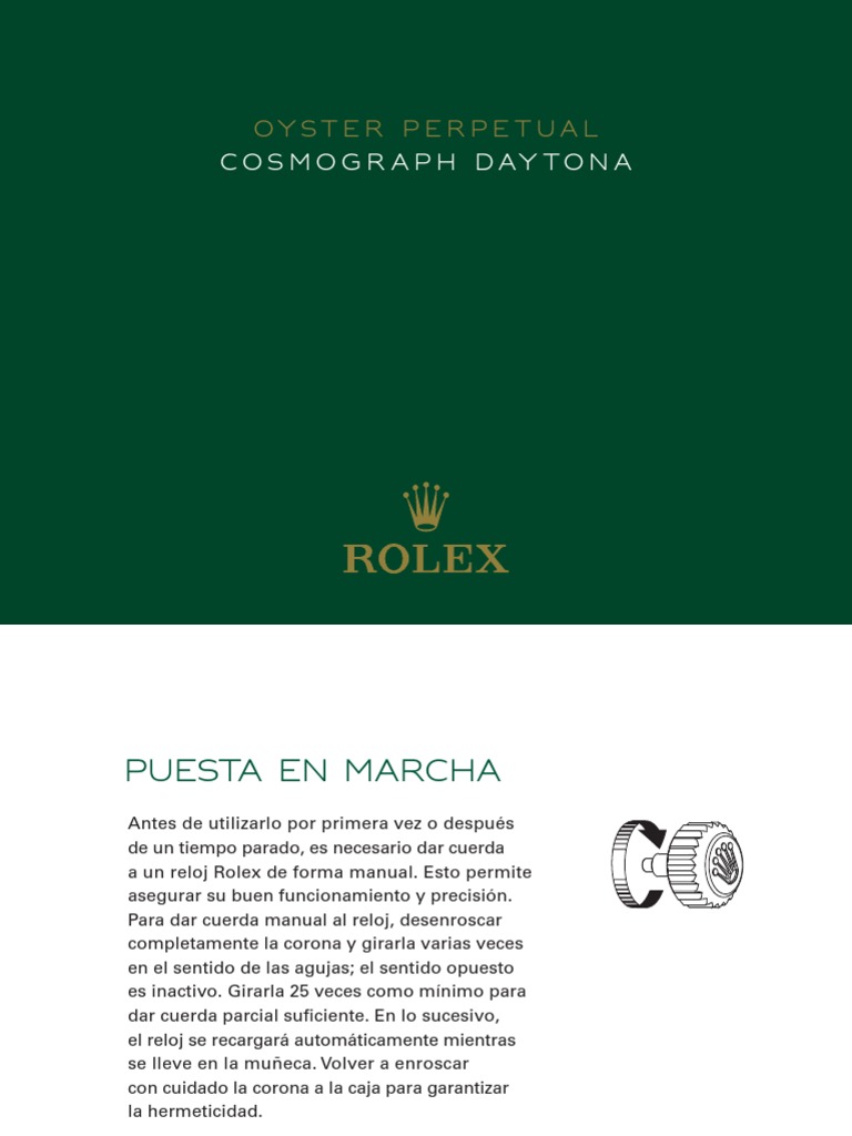 Rolex Cosmograph-Daytona Es | PDF | Reloj | Reloj