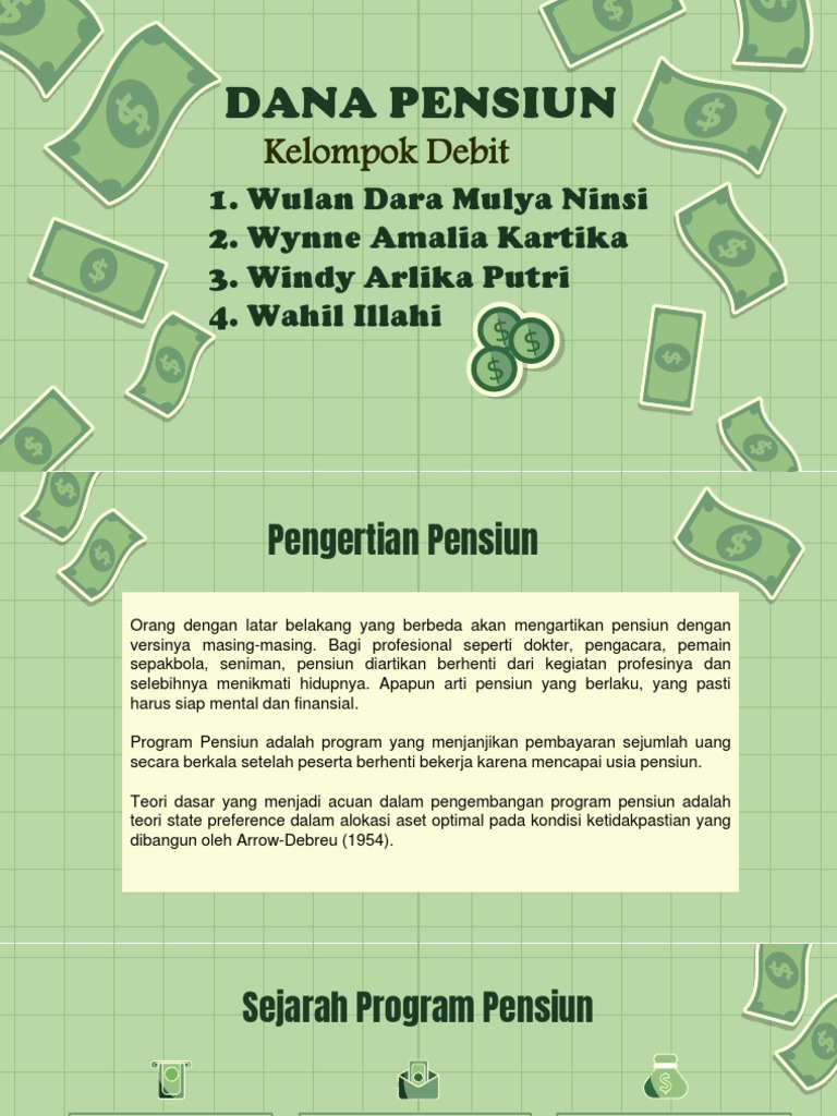 Perbedaan Program Pensiun di Indonesia | PDF
