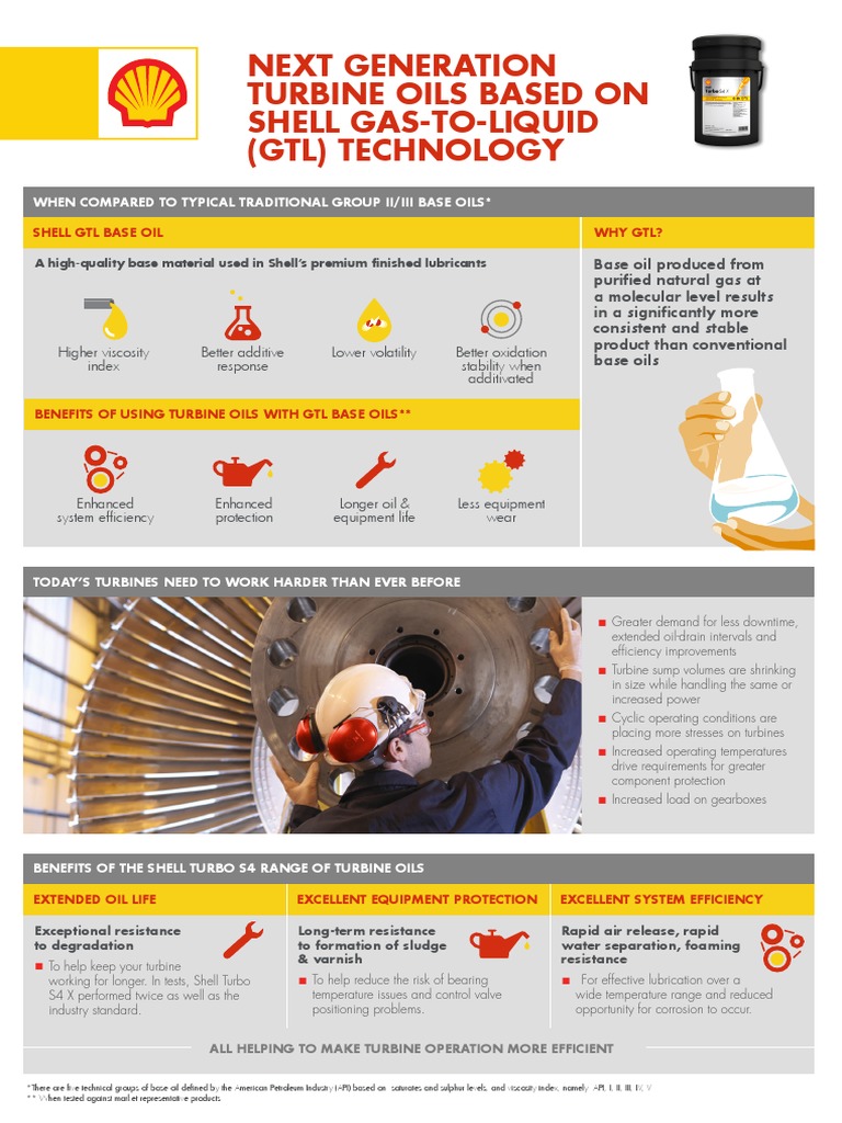 Turbine Oils and GTL Technology | PDF | Motor Oil | Liquids