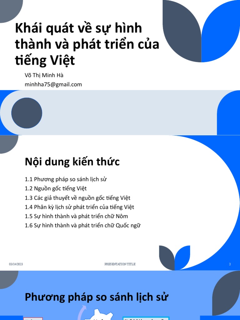 HANU 2 - Chương 1 | PDF