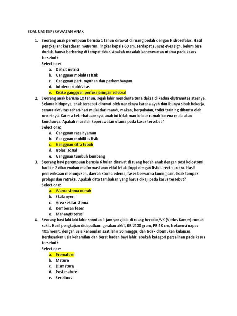 Soal UTSdan UAS | PDF