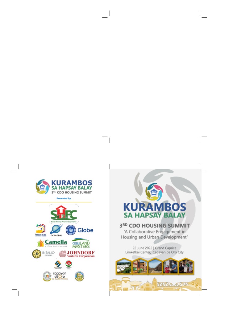 Summit Booklet Final | PDF | Sustainability | Infrastructure