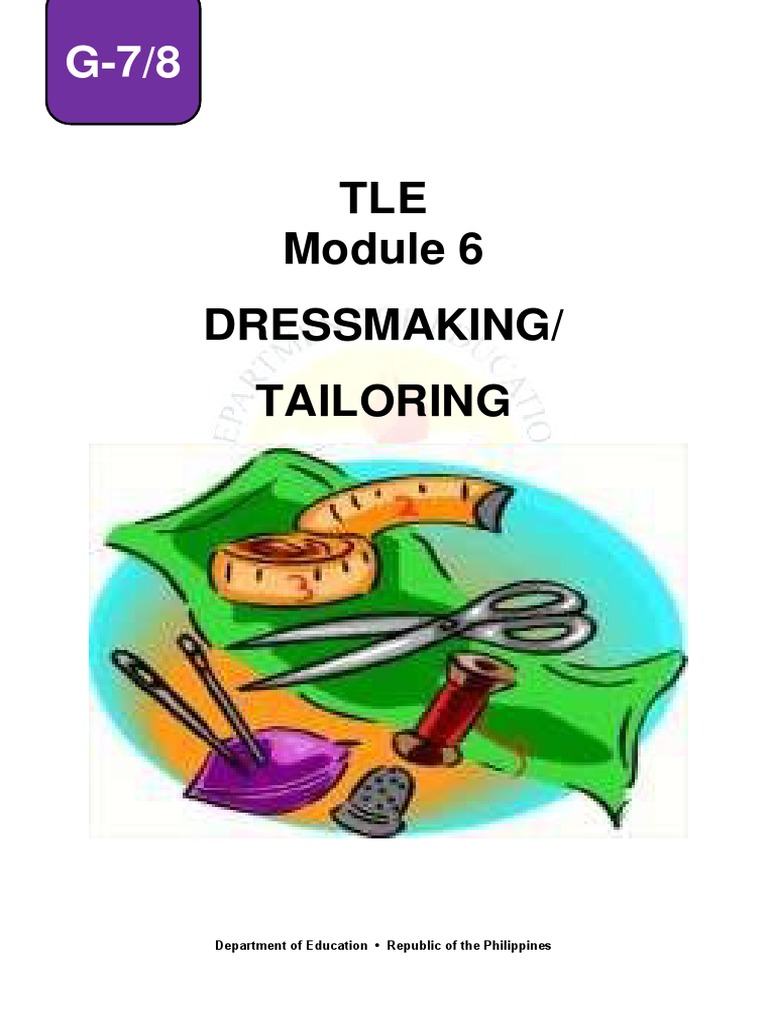 TLE G 7 - 8 - Module 6.dressmaking Week 4 PRACTICE OCCUPATIONAL SAFETY AND HEALTH | PDF ...