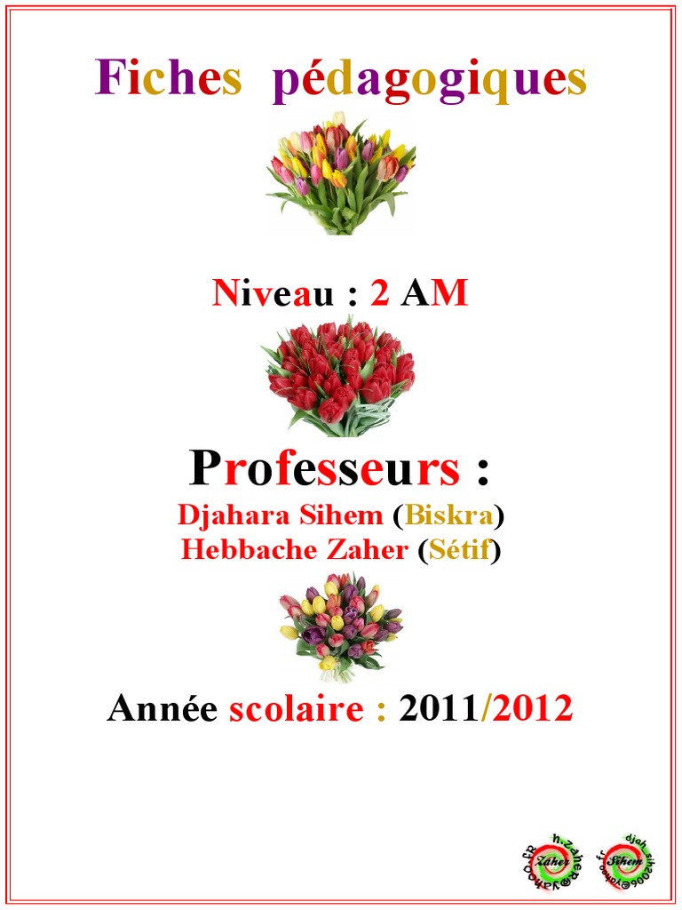 Fiches Pédagogiques - Raconter À Travers Le Conte | PDF | Verbe | Fable