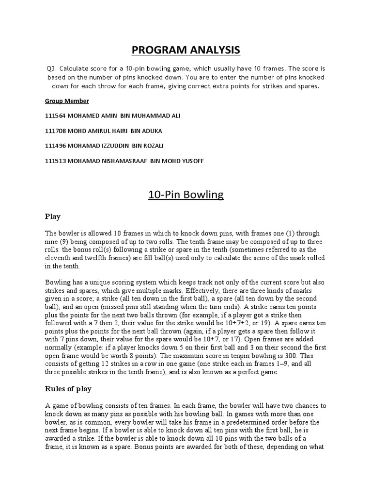 Program Analysis | PDF | Indoor Sports | Team Sports