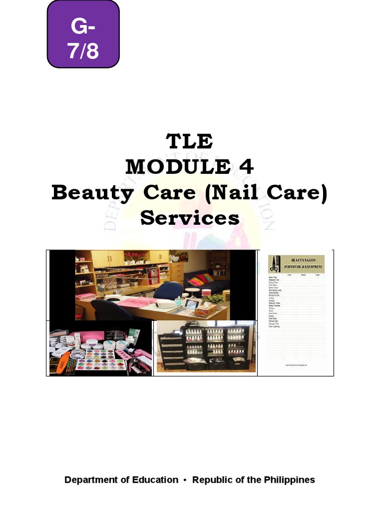 TLE G 7&8 Module 4.beauty Care Nail Care - Week 6 8 Store Nail Care ...