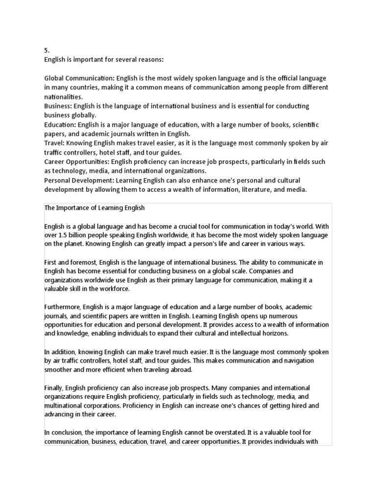 5 | PDF | English Language | Knowledge