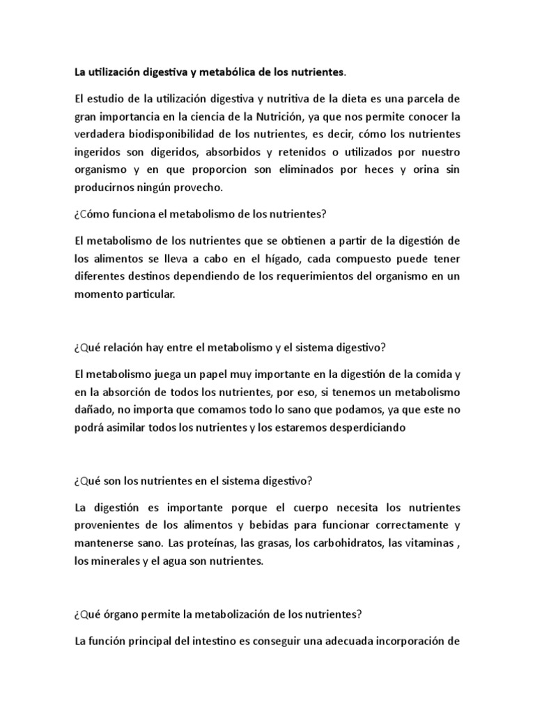 Documento NUTRICION ANIMAL | PDF | Digestión | Metabolismo