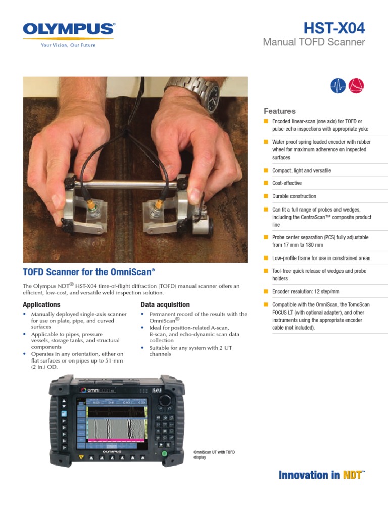 HST-X04: Manual TOFD Scanner | PDF | Image Scanner | Pipe (Fluid ...