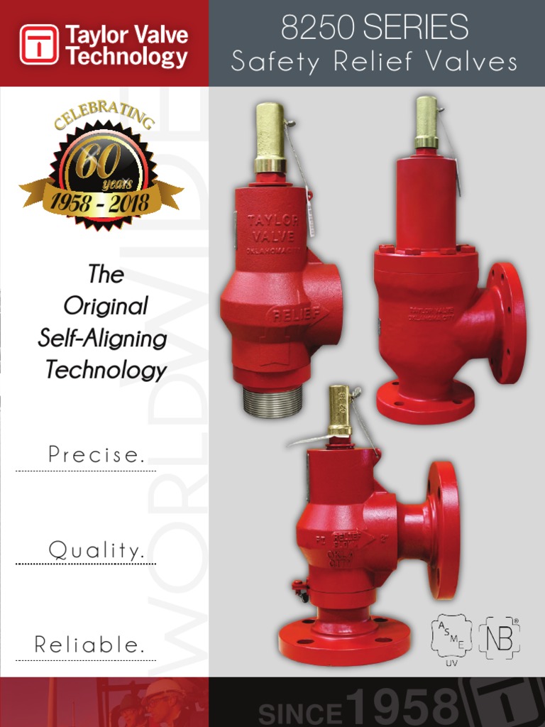 8250 - Series Relief Valves PDF | PDF | Atmosphere Of Earth | Valve