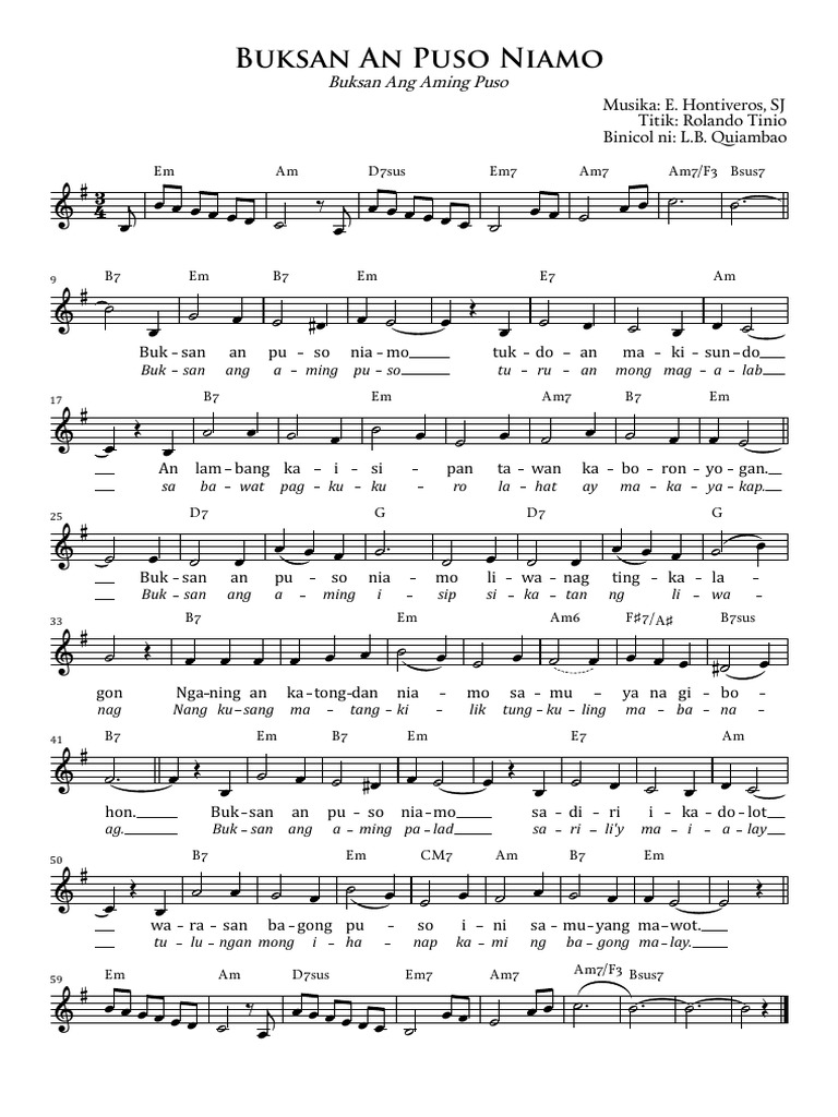 Buksan An Puso Niamo PDF | PDF