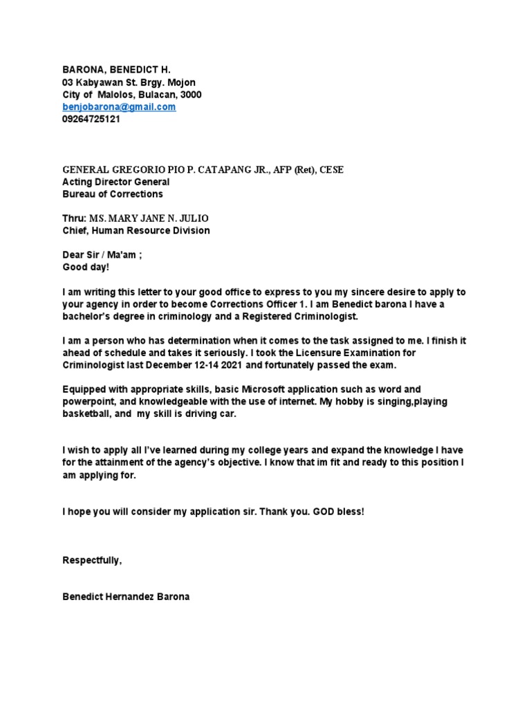 Bucor Intent Letter | PDF | Sports & Recreation | Wellness