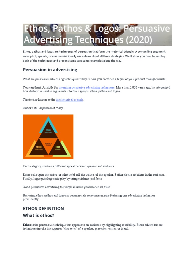 Facts And Figures Advertising Technique