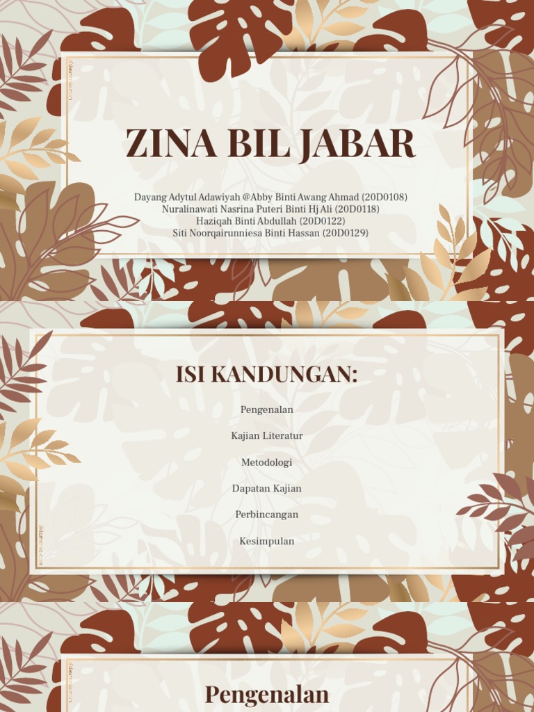 Zina Bil Jabar | PDF