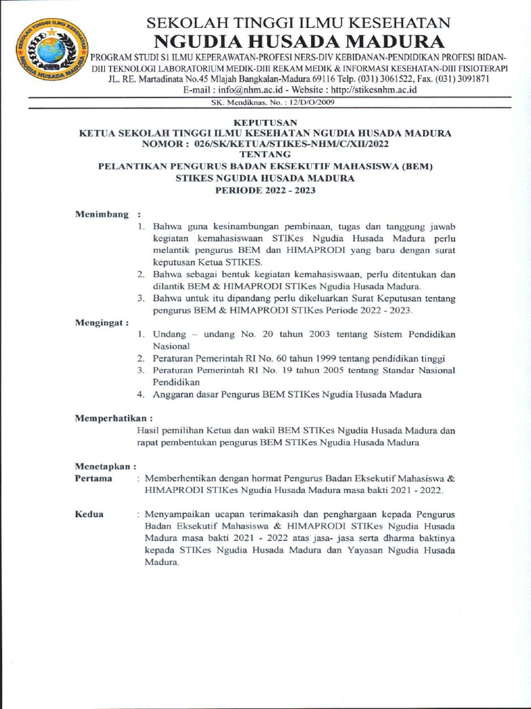 SK Bem 2022-2023 PDF | PDF