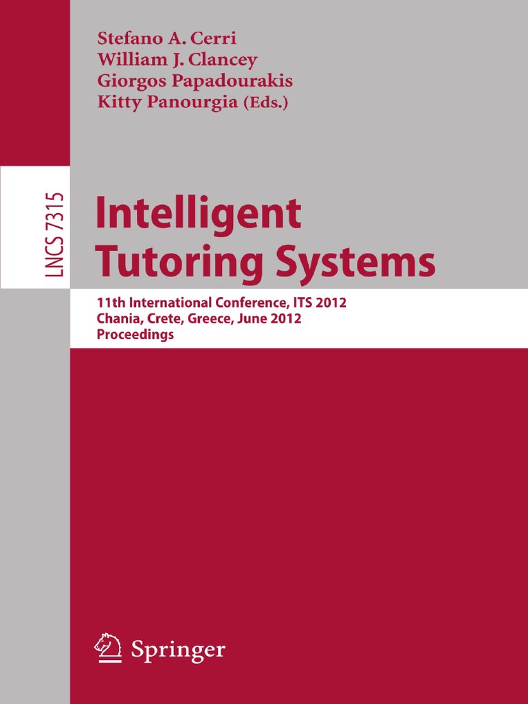 Intelligent Tutoring Systems 2012 PDF | Download Free PDF | Learning | Science