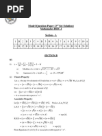 CSEC Maths - Paper 2 - June 2024 - Solutions | PDF | Circle | Slope