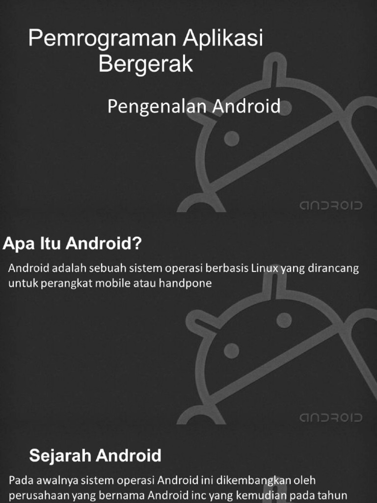 Pemrograman-Aplikasi-Bergerak - Ppt-Download | PDF
