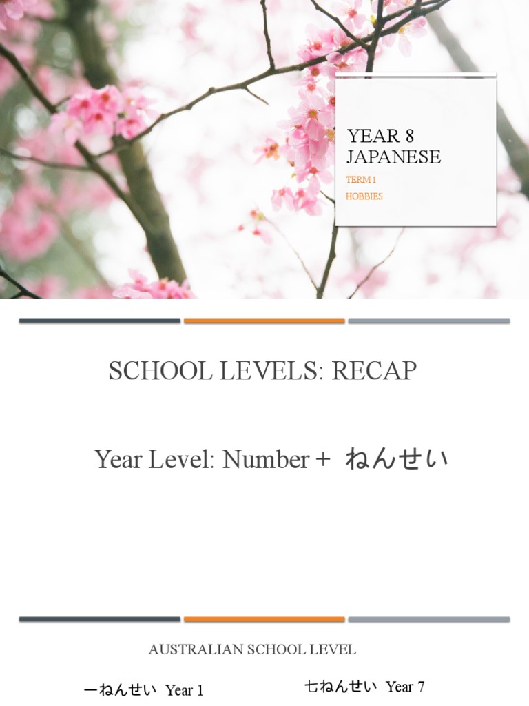 Year 8 (JAPANESE) PT 1 | PDF