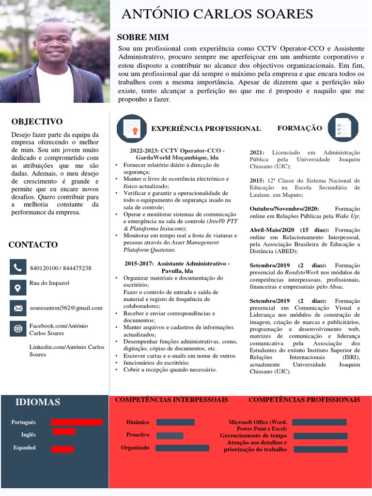 Curriculum Vitae - Soares PDF | PDF | Informática