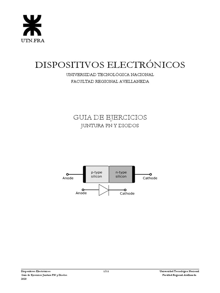 2. Juntura PN y Diodos-2020 | PDF | Diodo | Corriente eléctrica