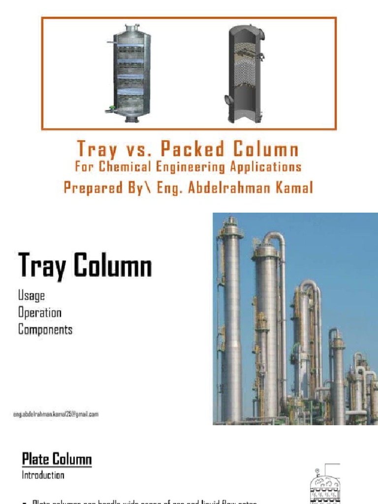 Tray Vs Packed Column | PDF