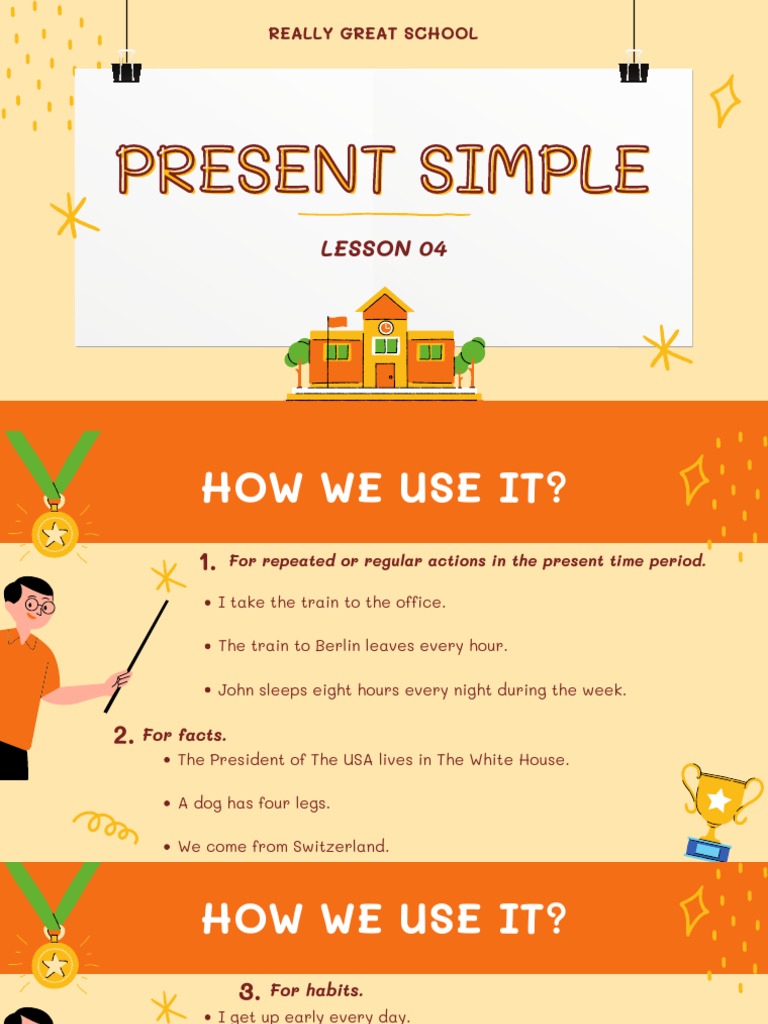 Present Simple PDF | PDF | Cognitive Science | Language Families