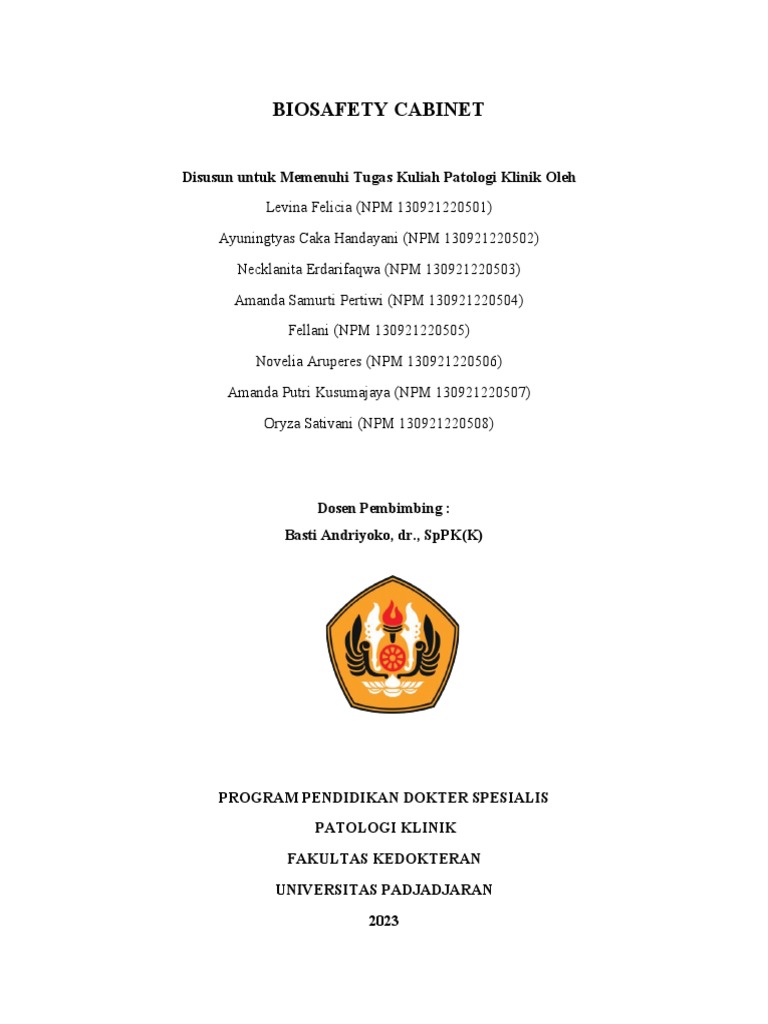 Biohazard Dan Biosafety | PDF