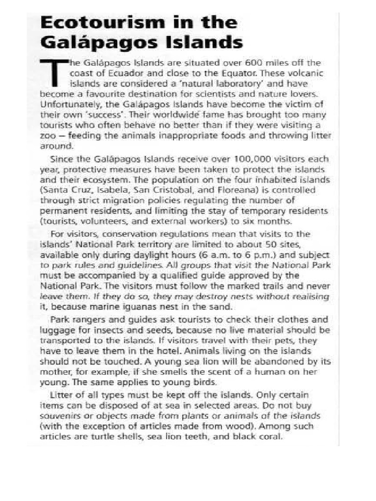 Galapagos | PDF