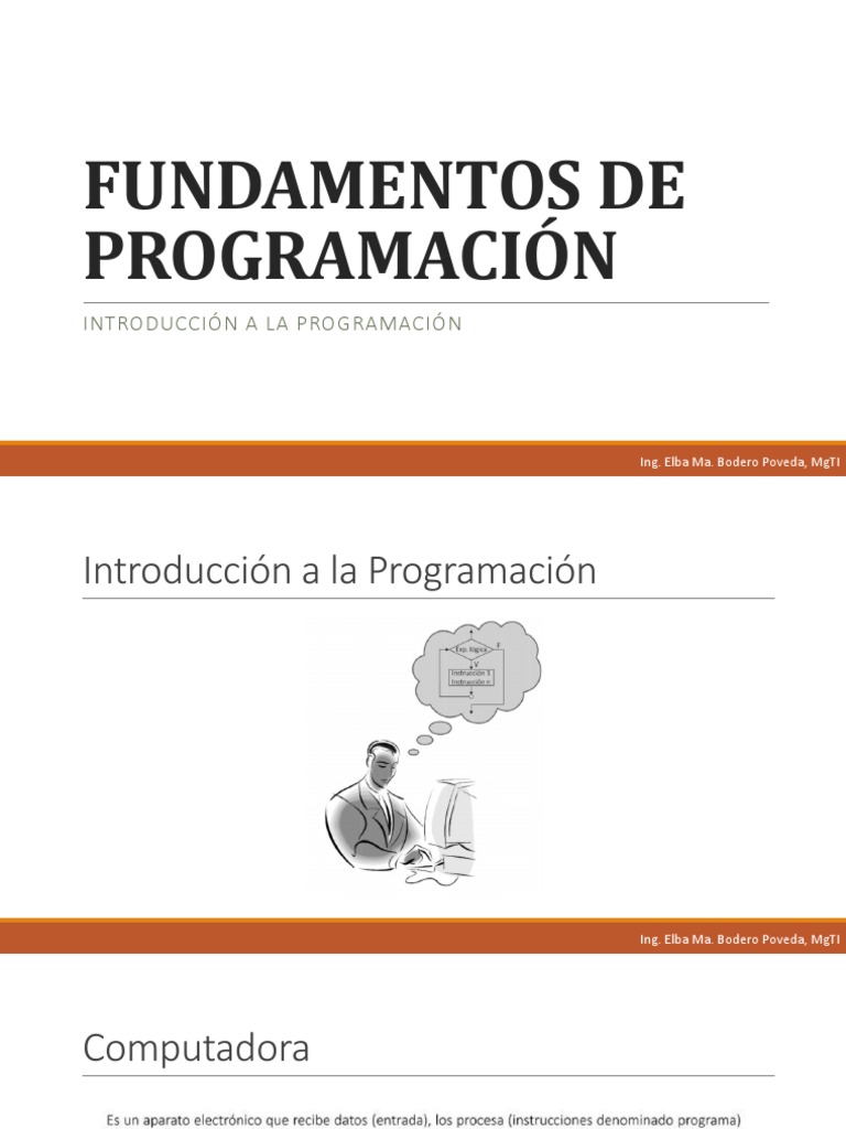 1 Fundamentos de Programacion - Aula Virtual | PDF | Programación de ...