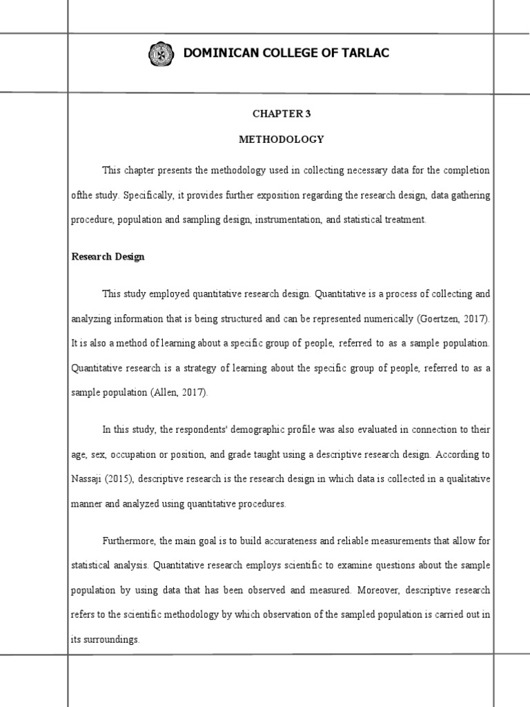 Chapter 3 And Conceptual Framework 2 Pdf Methodology Survey