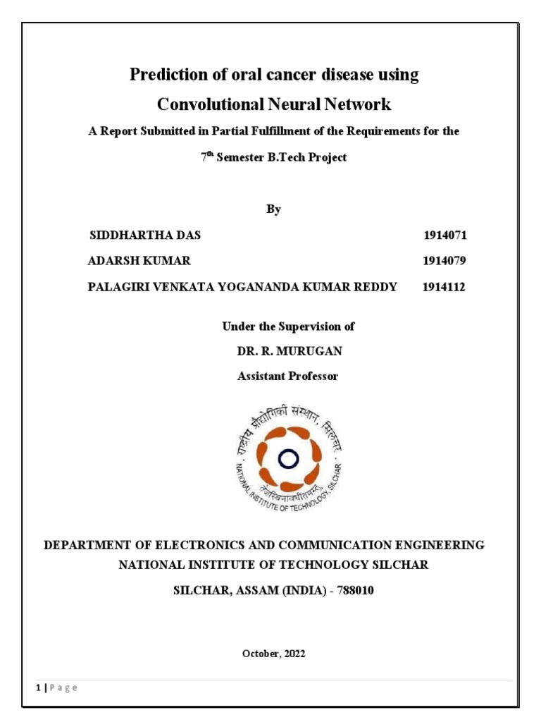 Final Report-1 | PDF | Deep Learning | Machine Learning