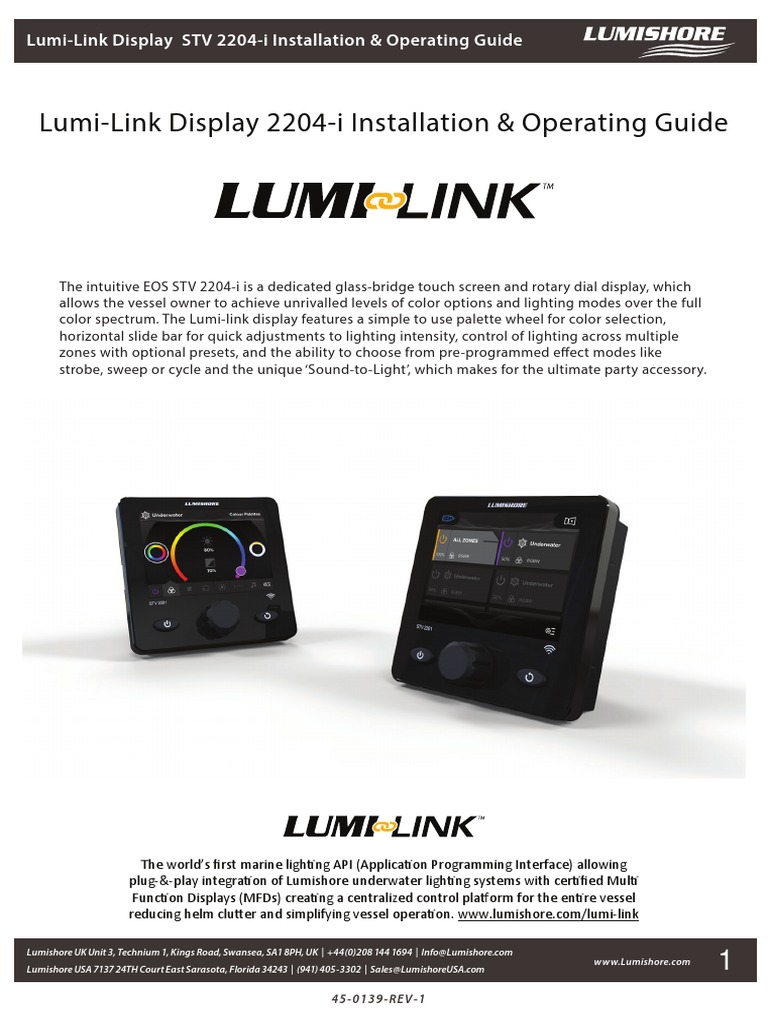 Lumi Link STV2204 I Installation Manual | PDF | Wi Fi | Direct Current