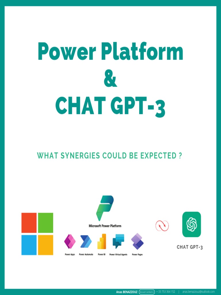 ChatGPT and PowerPlatform PDF | PDF | Systems Science | Systems Theory