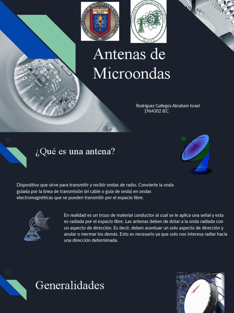 Antenas de Microondas | PDF | Antena (Radio) | Microondas