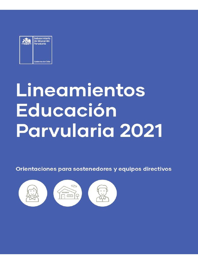 Lineamientos Educación Parvularia 2021 PDF | PDF