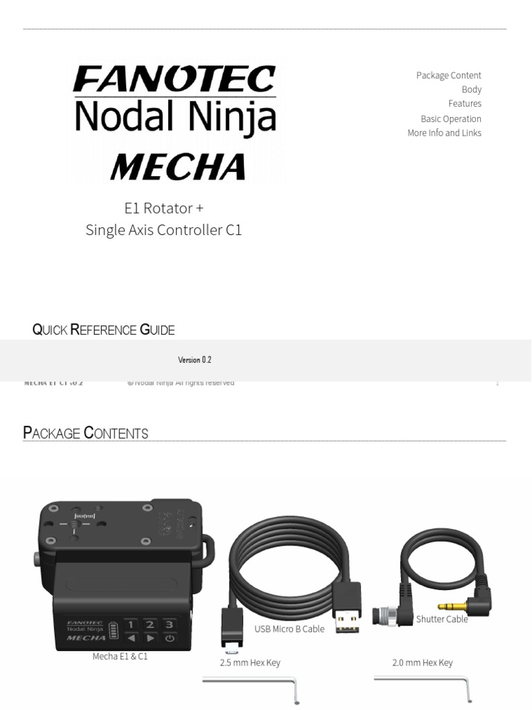 Mecha E1 C1 QRG | PDF | Wi Fi | Electronics